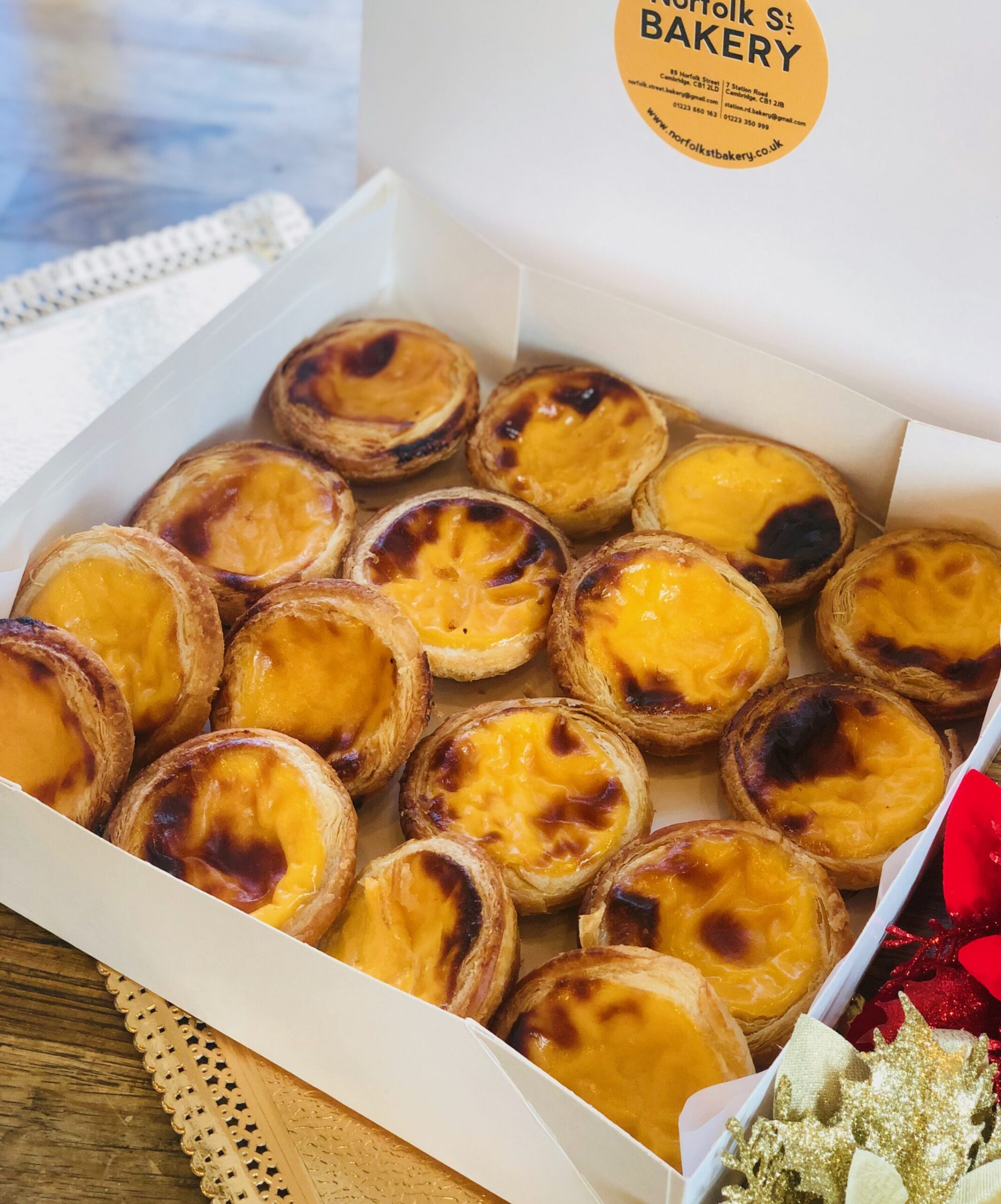 Pasteis de Nata Grand Box - Norfolk Street Bakery