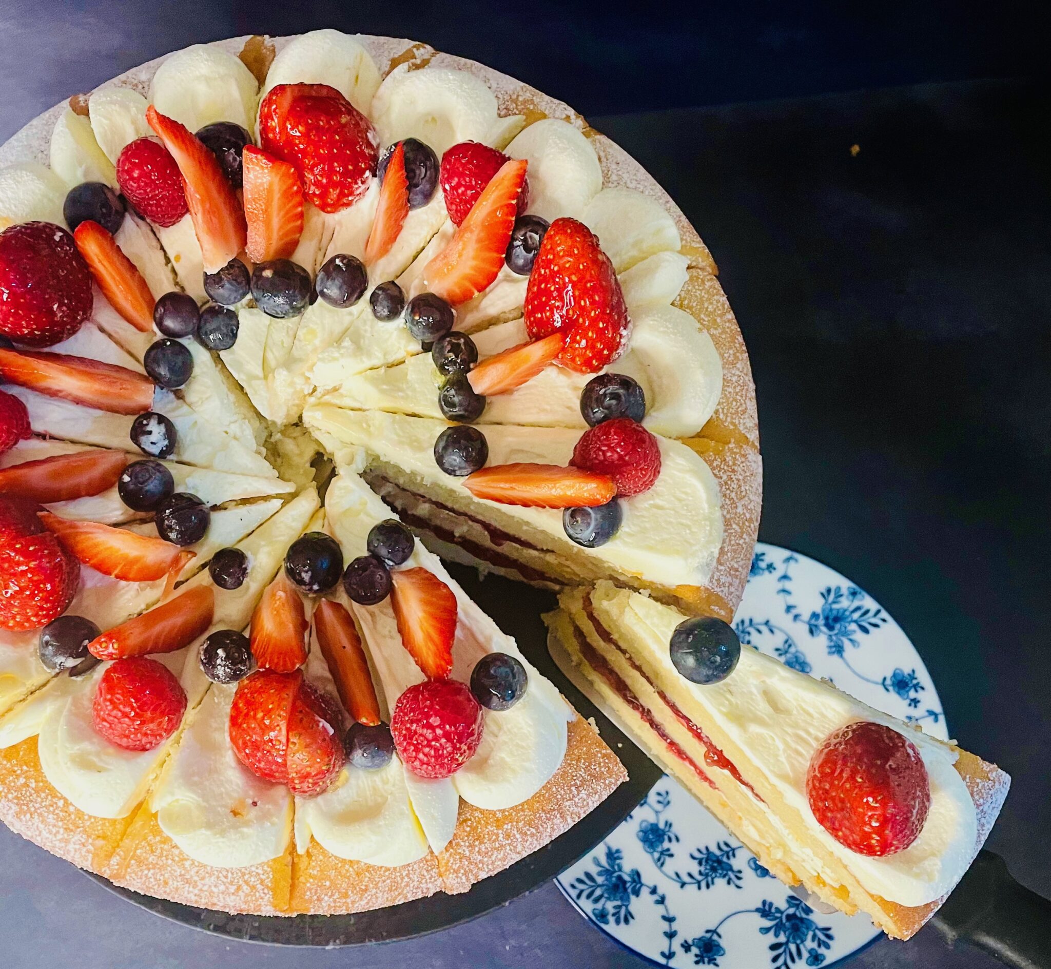 Victoria Celebration Sponge - Norfolk Street Bakery