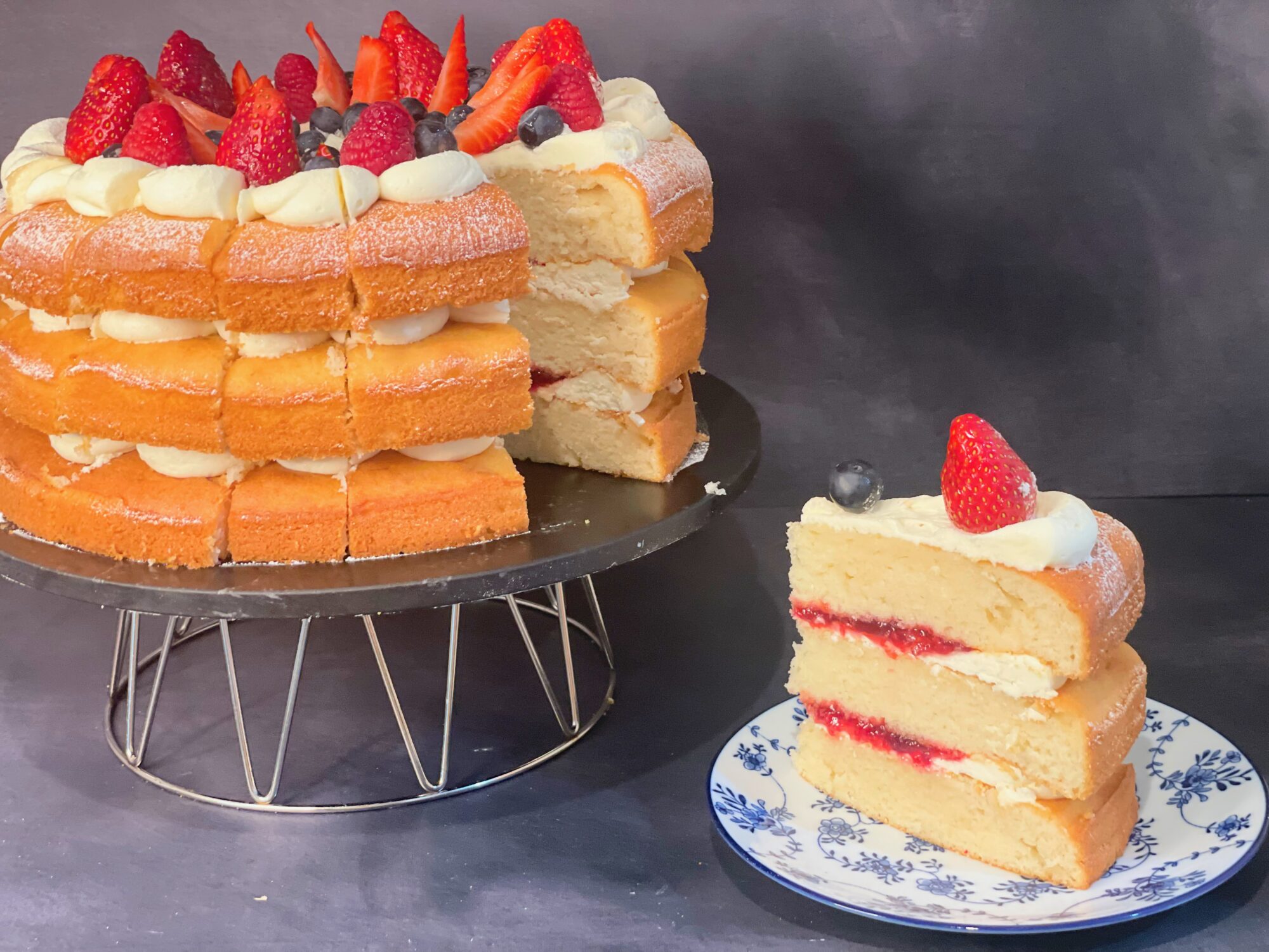 Victoria Celebration Sponge - Norfolk Street Bakery